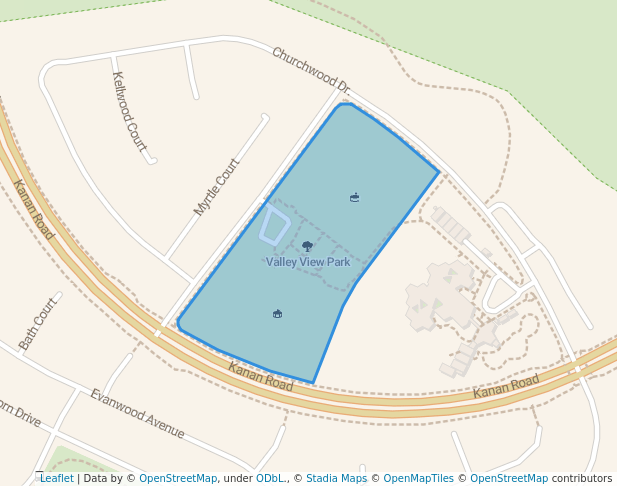 Valley View Park in Oak Park | Map and Routes