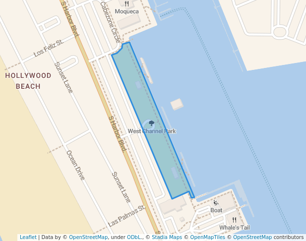 West Channel Park in Oxnard | Map and Routes