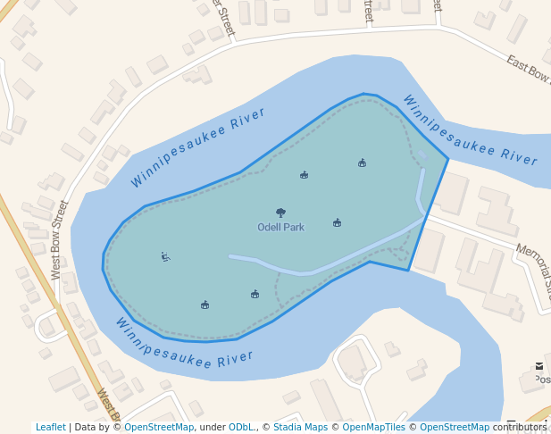 Odell Park in Franklin | Map and Routes