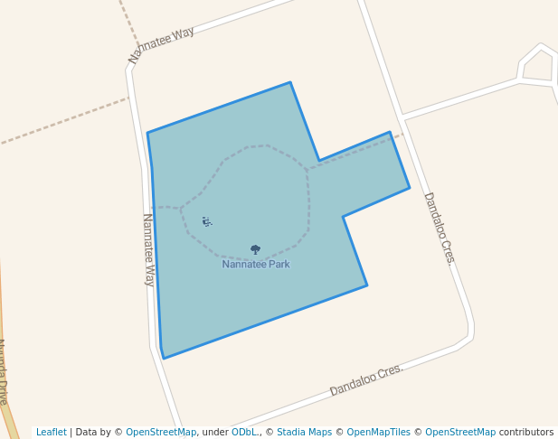 Nannatee Park in Wanneroo | Map and Routes