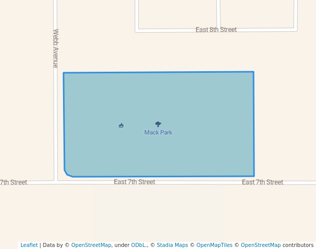 Mack Park in Holtville | Map and Routes