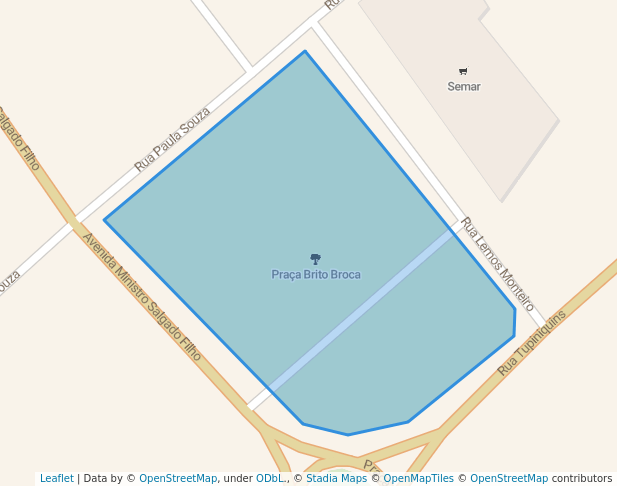 Praça Brito Broca in Guaratinguetá | Map and Routes