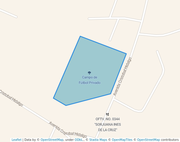 Campo de Fútbol Privado in Zacatepec | Map and Routes