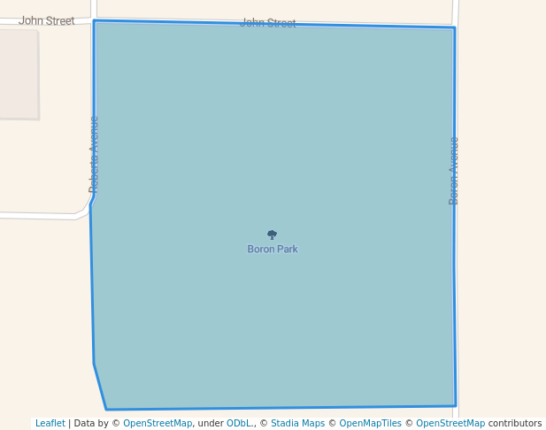 Boron Park in Boron | Map and Routes