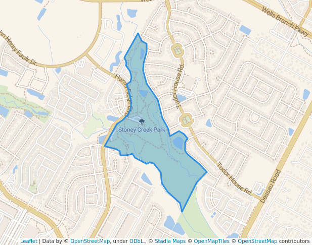 Stoney Creek Park in Pflugerville | Map and Routes