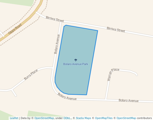 Bolaro Avenue Park in Greystanes | Map and Routes