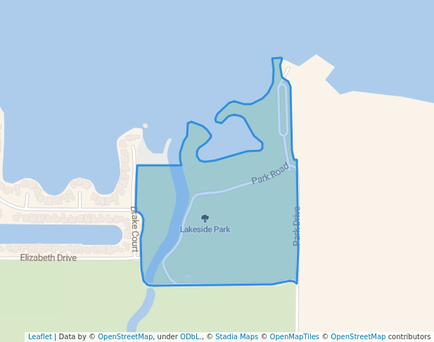 Lakeside Park in Kelseyville | Map and Routes