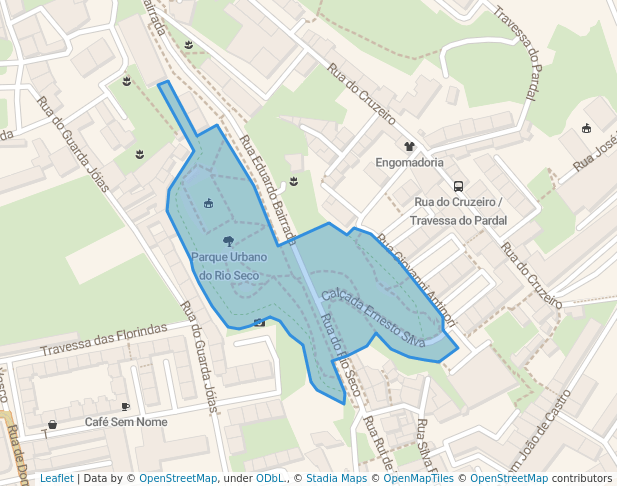 Parque do Rio Seco in Lisboa | Map and Routes