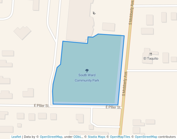 South Ward Community Park in Longview | Map and Routes