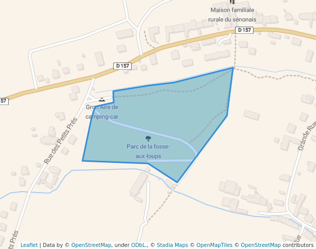 Parc de la fosse-aux-loups in Gron | Map and Routes