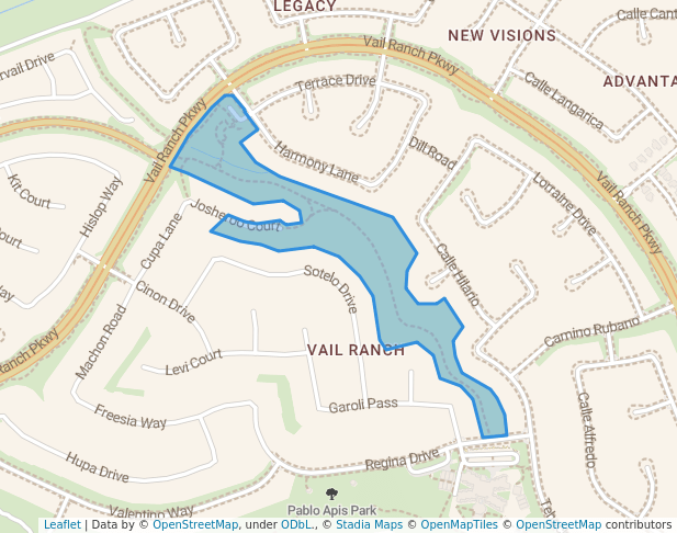 Vail Ranch Park in Temecula | Map and Routes