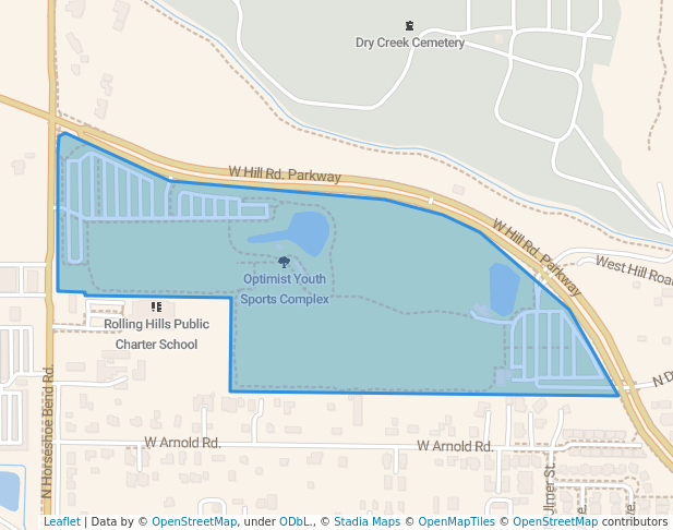 Optimist Youth Sports Complex in Boise | Map and Routes