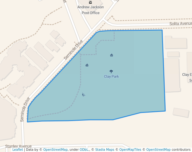 Clay Park in San Diego | Map and Routes