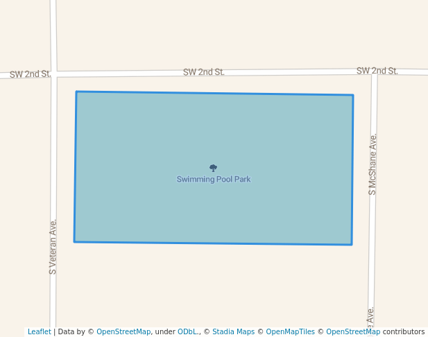 Swimming Pool Park in Mullen | Map and Routes