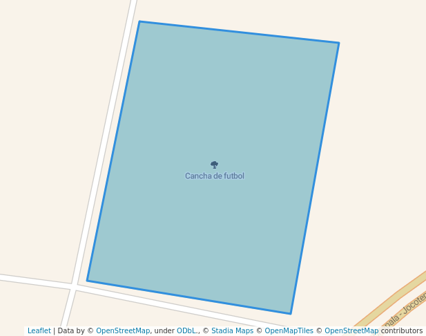 Cancha de futbol in Jocotepec | Map and Routes