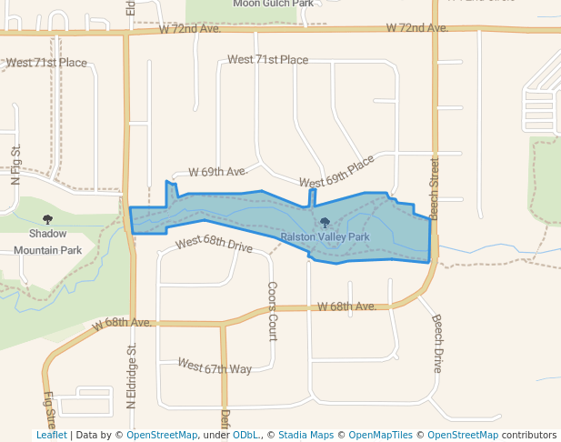 Ralston Valley Park in Arvada | Map and Routes
