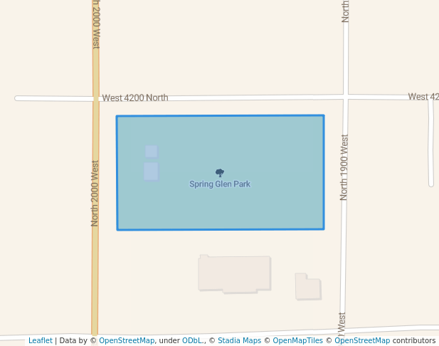 Spring Glen Park in Helper | Map and Routes