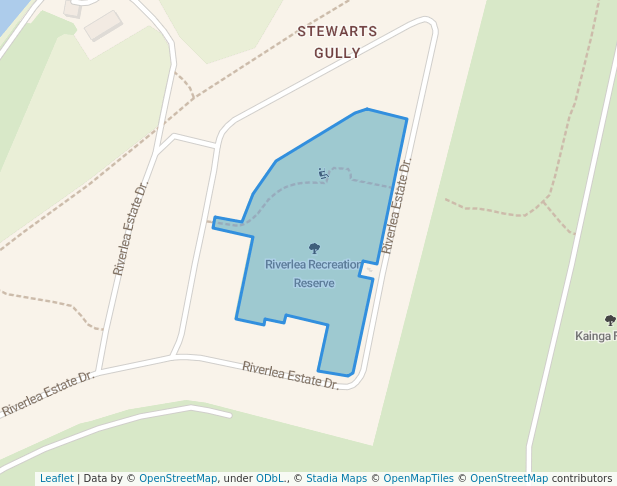 Riverlea Recreation Reserve in Christchurch | Map and Routes