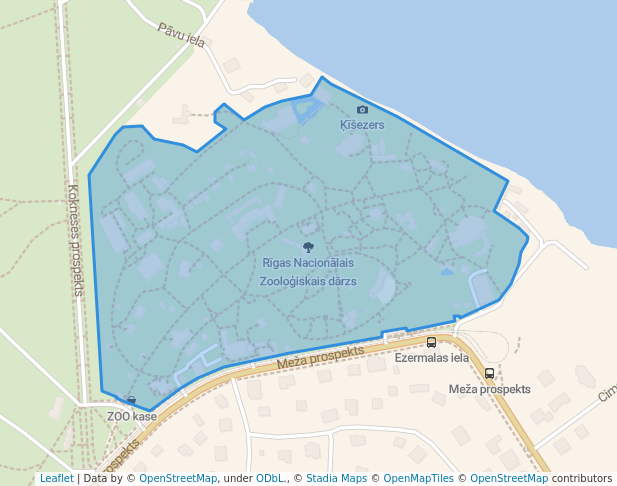 Riga Zoo in Rīga | Map and Routes