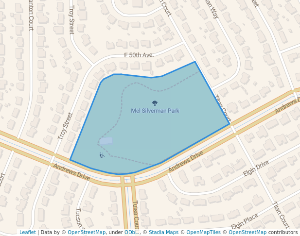 Mel Silverman Park in Denver | Map and Routes