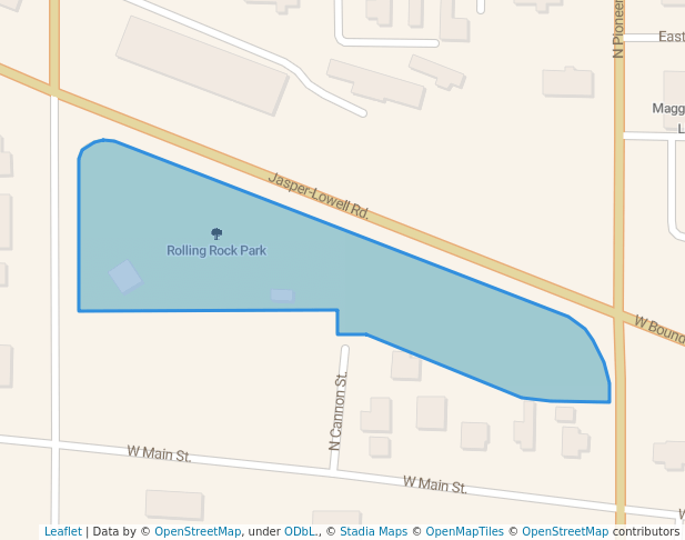 Community Park in Lowell | Map and Routes