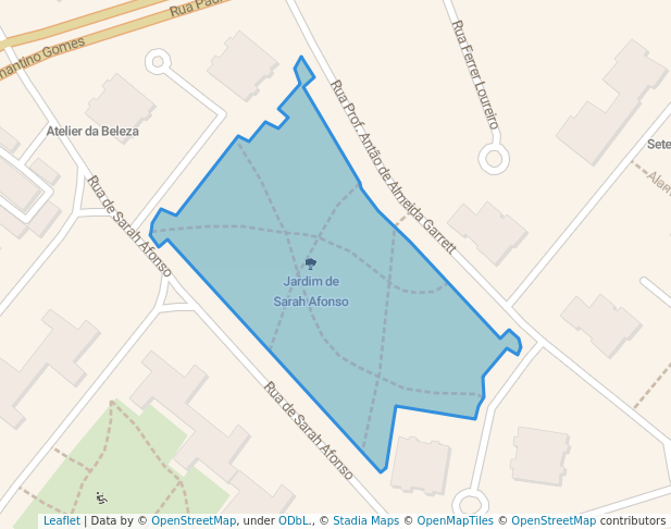 Jardim de Sarah Afonso in Porto | Map and Routes