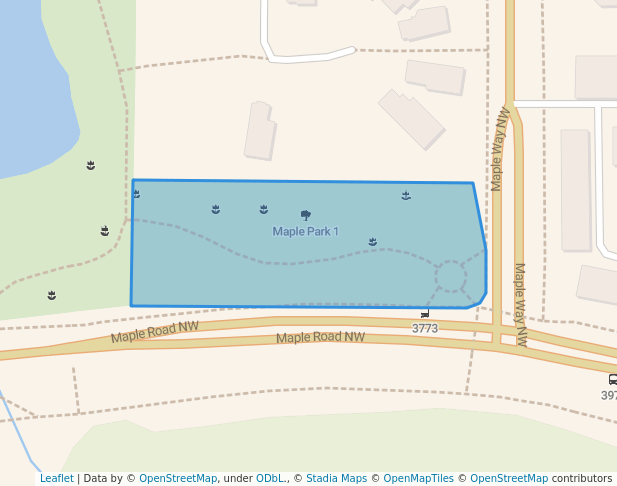 Maple Park 1 in Edmonton | Map and Routes
