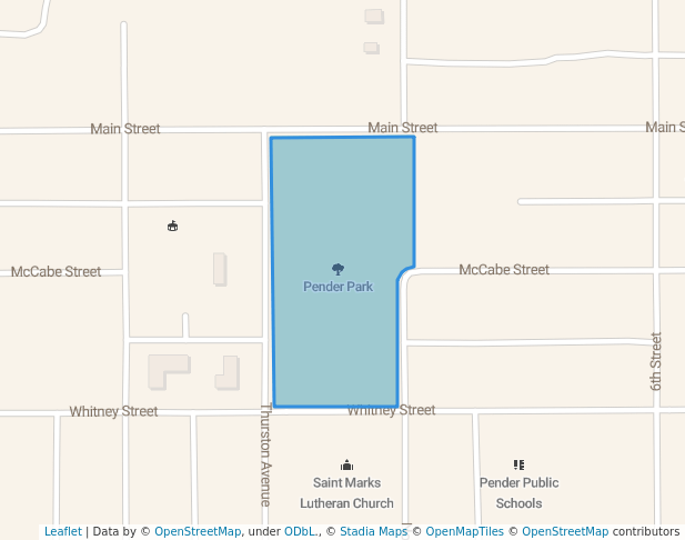 Pender Park in Pender | Map and Routes