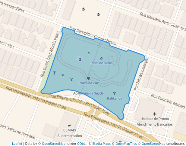 Praça da Paz in João Pessoa | Map and Routes