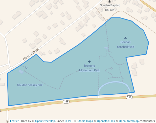 Breitung Monument Park in Soudan | Map and Routes