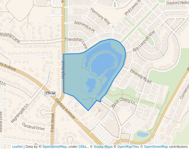 Middleton Hills South Park in Middleton | Map and Routes