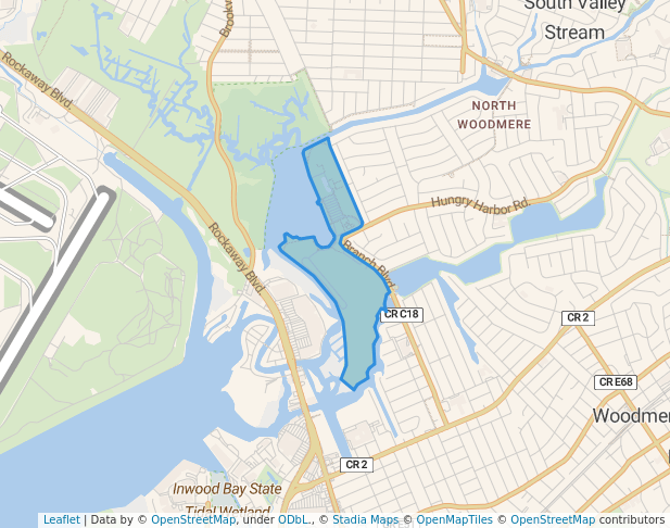 North Woodmere Park in Valley Stream | Map and Routes