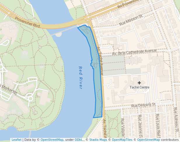 Promenade Taché Promenade in Winnipeg | Map and Routes