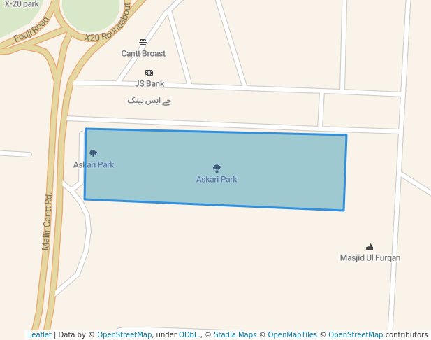 Askari Park in Karachi | Map and Routes