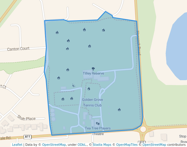 Tilley Reserve in Yatala Vale | Map and Routes