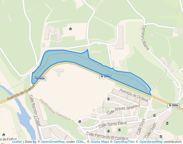 Parque Jarandín in Biescas | Map and Routes
