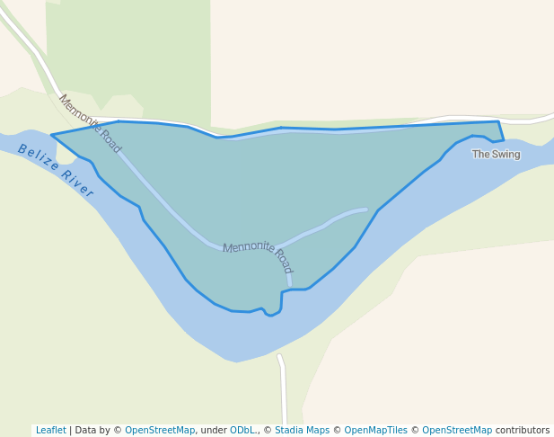 Mennonite Beach Park in Spanish Lookout | Map and Routes
