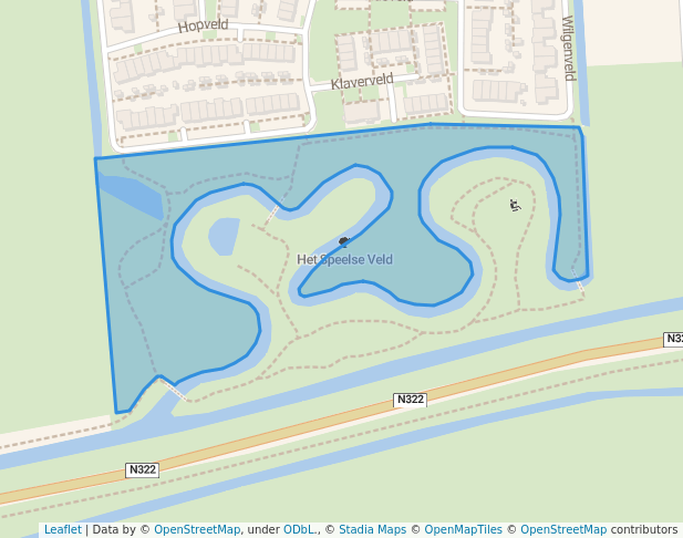 Het Speelse Veld in Beneden-Leeuwen | Map and Routes