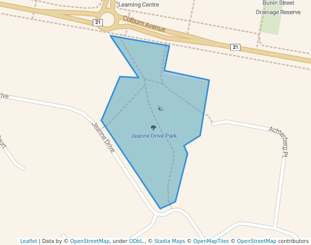 Jeanne Drive Park in Victoria Point | Map and Routes