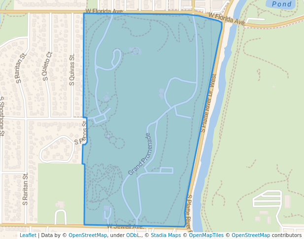Ruby Hill Park in Denver | Map and Routes