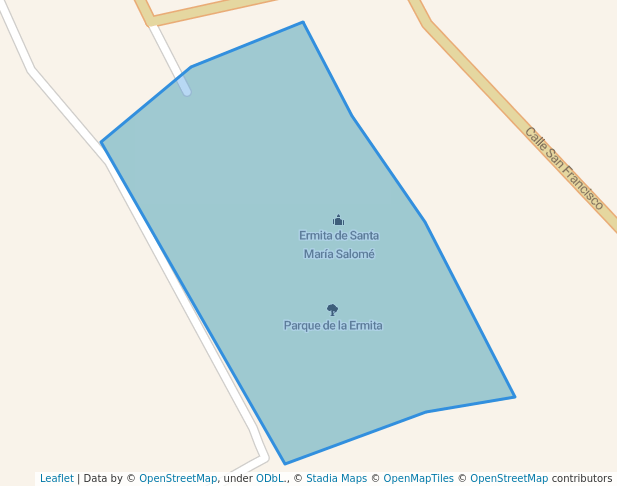 Parque de la Ermita in Bonares | Map and Routes