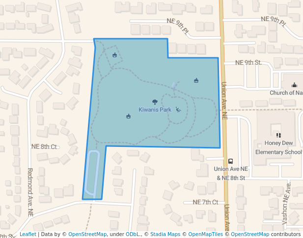 Kiwanis Park in Renton | Map and Routes