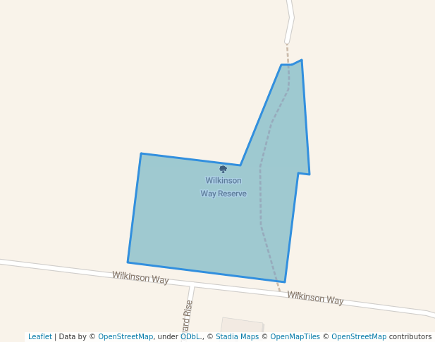 Wilkinson Way Reserve in Park Orchards | Map and Routes