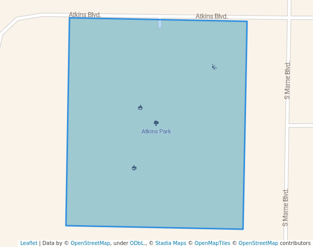 Atkins Park in Marianna | Map and Routes