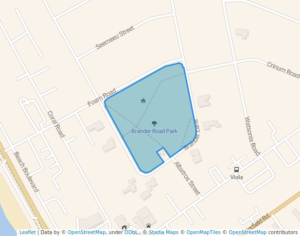 Brander Road Park in Cape Town | Map and Routes