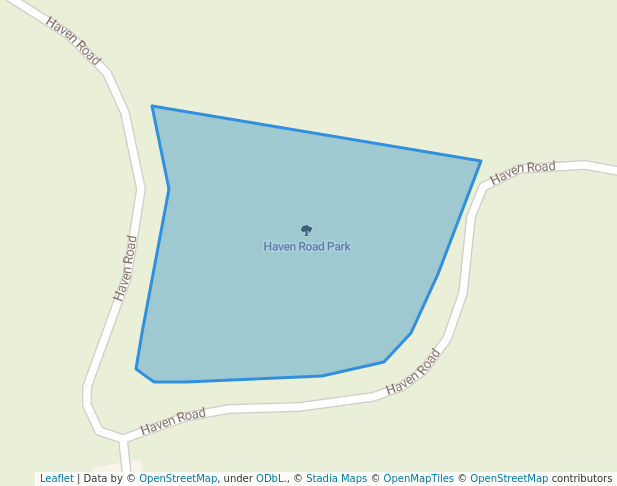 Haven Road Park in Upper Brookfield | Map and Routes