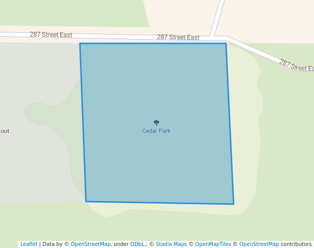 Cedar Park in Spanish Lookout | Map and Routes