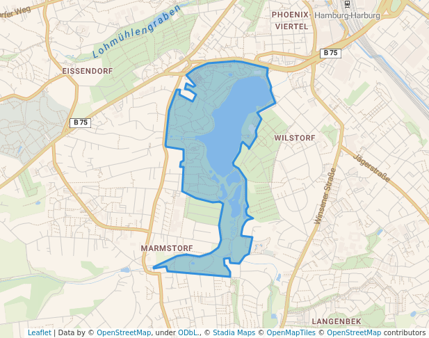 Harburger Stadtpark in Hamburg | Map and Routes