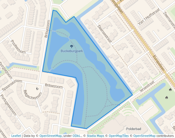 Buckeburgpark in Nieuwerkerk aan den IJssel | Map and Routes