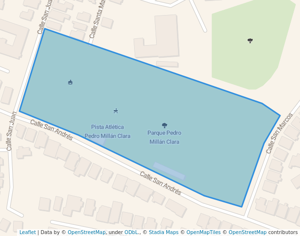 Parque Monagas Pista Atlética in Caguas | Map and Routes